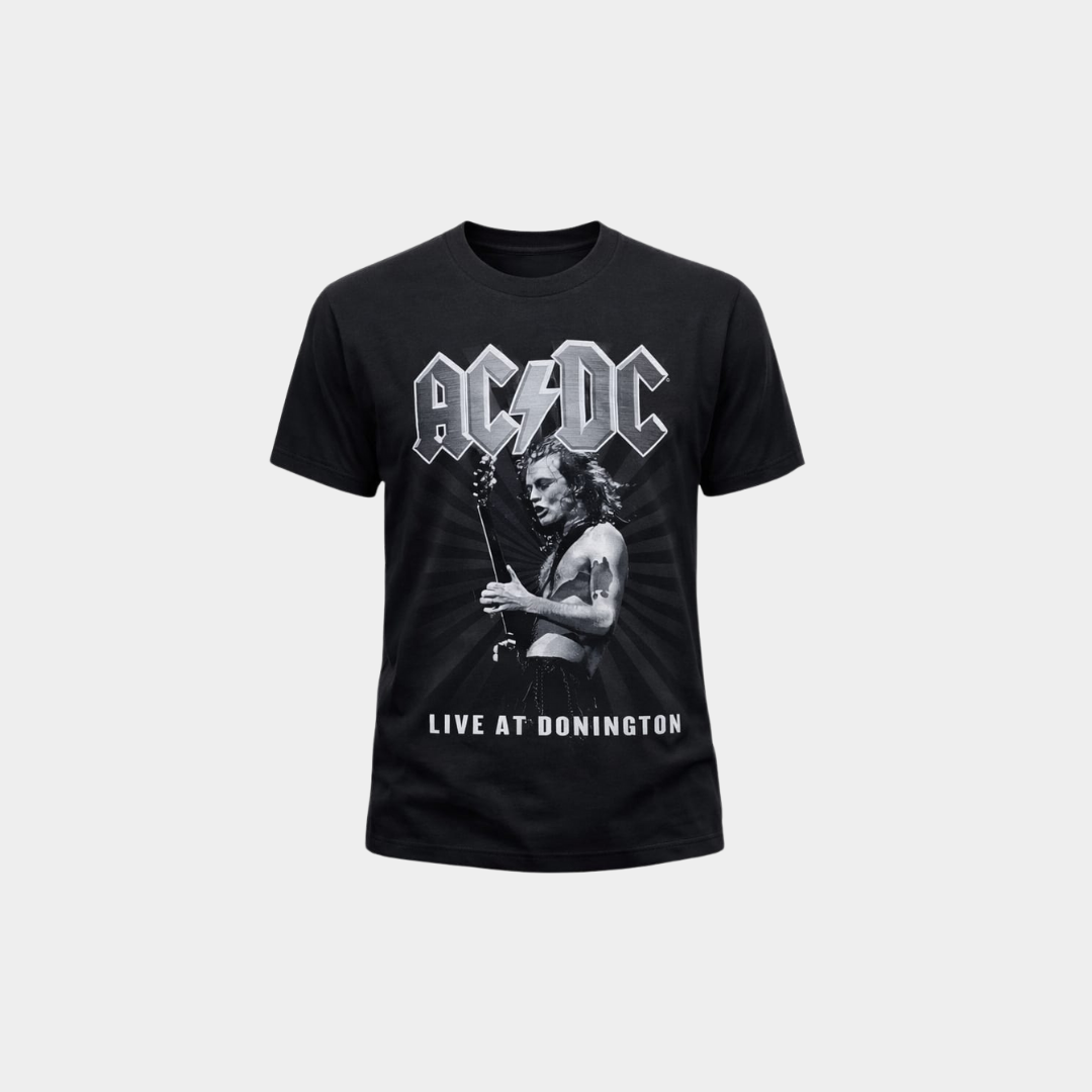 Camiseta Oficial AC/DC Live at Donington | Consulado do Rock